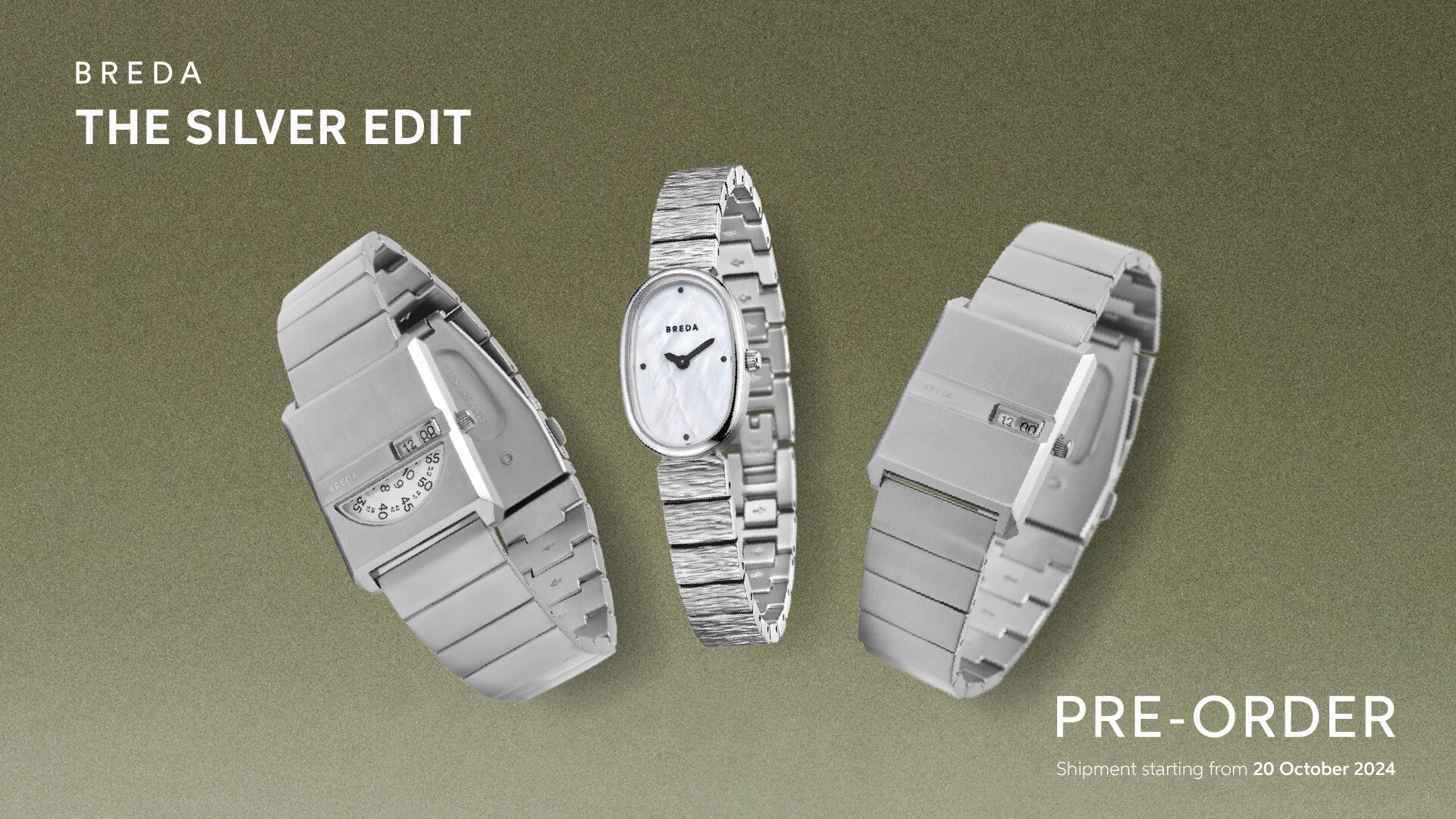 BREDA Pre-Order: The Silver Edit | THE WATCH CO. BREDA Pre-Order: The Silver Edit | THE WATCH CO.